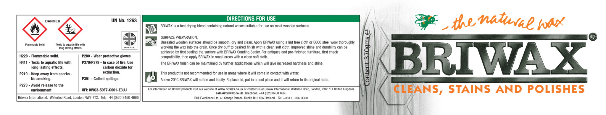 Briwax - Toluene Free - Briwax International, Inc